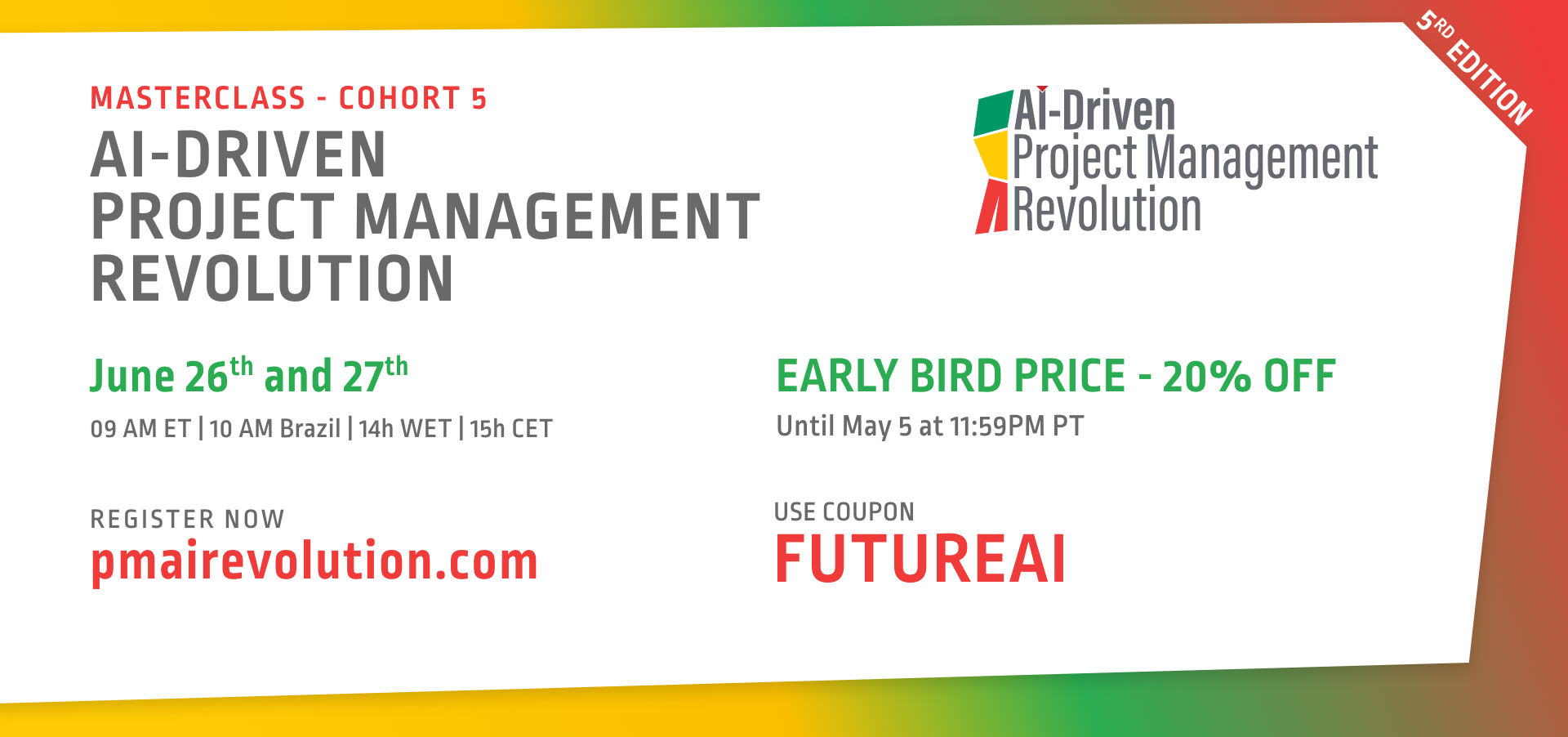Masterclass | AI-Driven Project Management Revolution